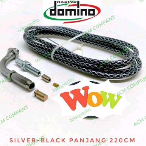 Jual Kabel Gas Motor Variasi Serat 220mm L Gas Domino Thailand ...