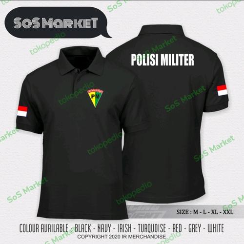Jual KAOS POLO POLISI MILITER. POLO SHIRT POLISI MILITER. POLO CUSTOM. - Hitam, XXXL - Jakarta ...
