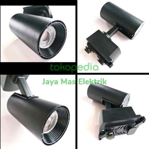 Jual LAMPU RELL TRACK LED SOROT LAMPU REL TRACKLIGHT SPOTLIGHT 10 Watt ...