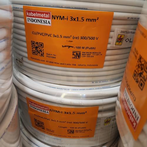 Jual Kabel NYM 3x1,5mm metal/kmi ready stok @100 siap kirim original - Jakarta Pusat - PRIMA ...