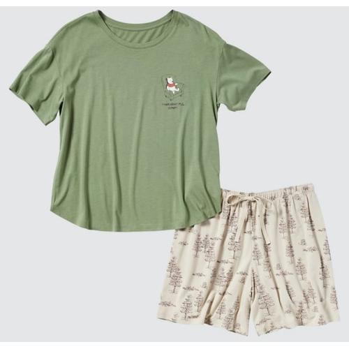 Jual Uniqlo Set Baju Tidur Winnie The Pooh Lengan Pendek - Jakarta ...