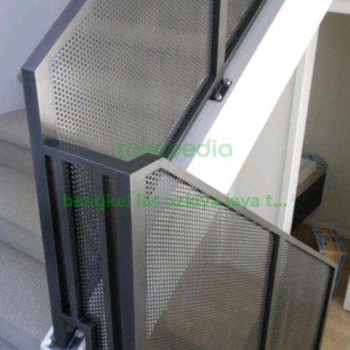 Jual railing tangga perforated - Kota Tangerang Selatan - bengkel las ...
