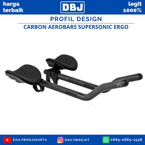 Jual PROFILE DESIGN CARBON AEROBARS SUPERSONIC ERGO HANDLEBAR TT - 50 SLC - Jakarta Utara ...