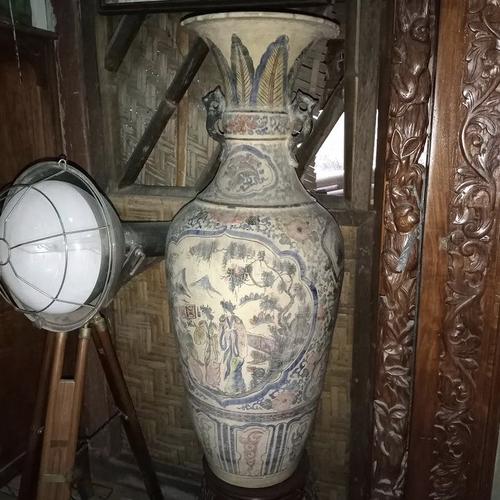 Jual Vas Guci Keramik China Peranakan Antik Lawas Jadul Tua Big - Kota ...