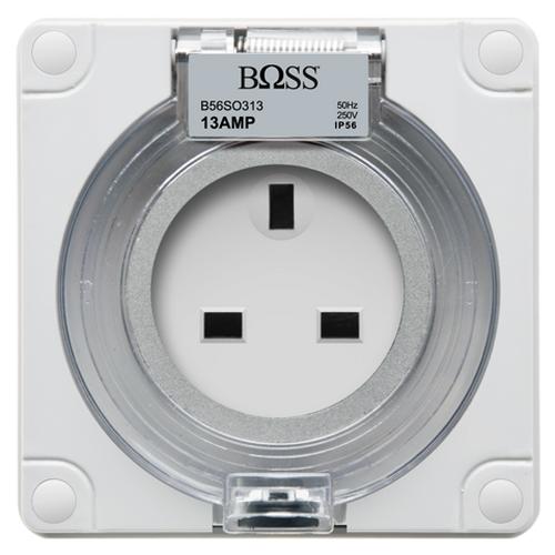 Jual BOSS SOCKETS IP56 B56SO 313 Stop Kontak BS STD 13A 250V - Jakarta ...