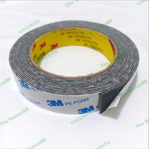 Jual Duoble Tape Foam 3M / Duoble Tape Busa 2cm X 4.5M Perekat Mobil ...