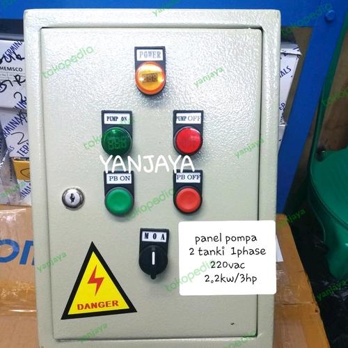 Jual panel pompa submersible otomatis sumur dan tanki 1phase 220v 2.2kw ...