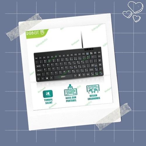 Jual Keyboard MINI ROBOT RK10 / Keyboard Kabel MINI [OROGINAL ...