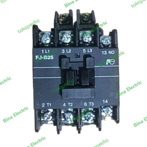 Jual Kontaktor Fuji FJ-B25 110V 220V Contactor Fuji FJB25 110 Volt 220 ...