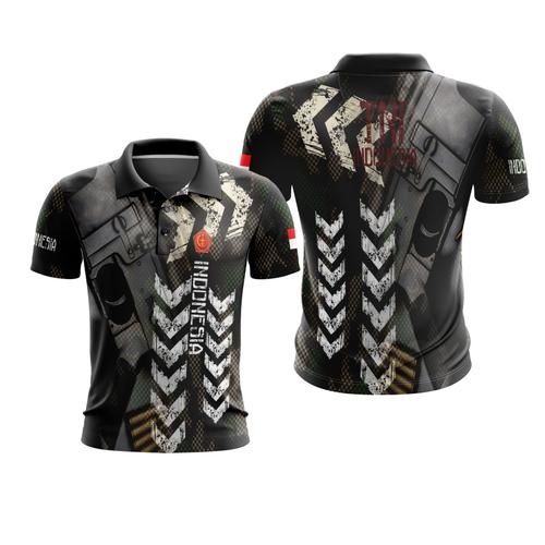 Jual Jersey Baju Kaos Kerah Kancing Tentara Nasional Indonesia Army ...