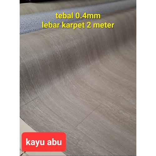 Jual Karpet lantai Vinyl IMPOR KILAP per 1 ROLL tebal 0.4mm lebar 200cm ...