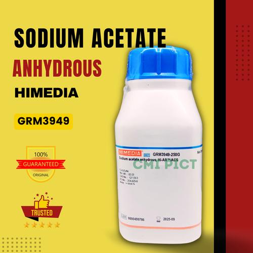 Jual Sodium Acetate Anhydrous, Hi-AR/ACS, 250 gr, 500 gr, HiMedia ...