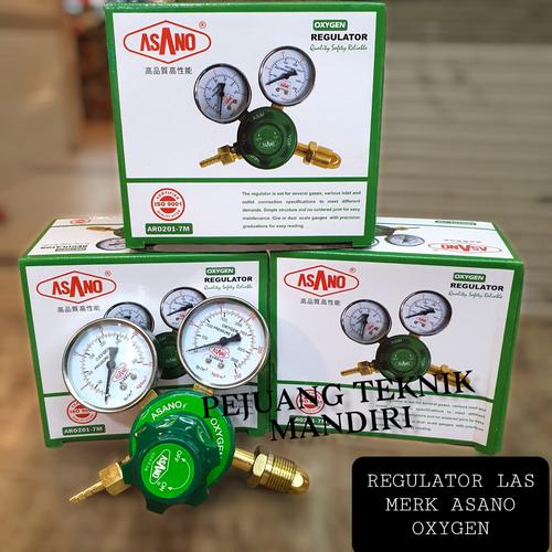 Jual REGULATOR LAS OXYGEN ASANO AR0201-7M / REGULATOR GAS OKSIGEN ASANO ...
