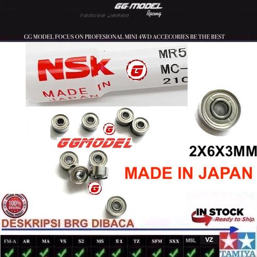 Jual REP TAMIYA 15519 BEARING NSK 620 (4Pcs) (4GARIS) - Jakarta Barat ...
