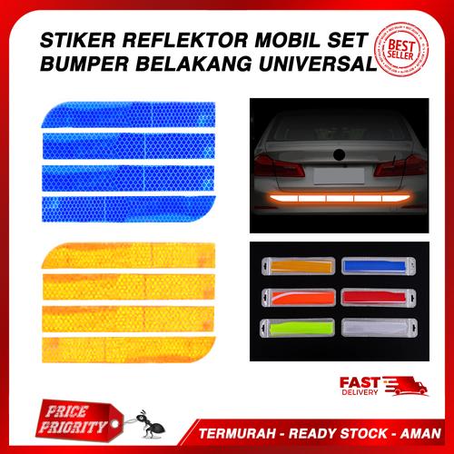 Jual Stiker Reflektor Bumper Belakang Mobil Stiker Reflector Mata ...