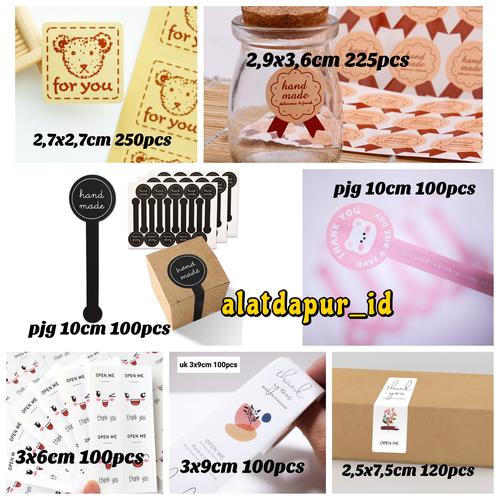 Jual stiker open me sticker box sticker label sticker tq stiker thank ...