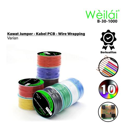 Promo Weilai B-30 Wire Wrapping Kawat Jumper Kabel PCB Breadboard ...