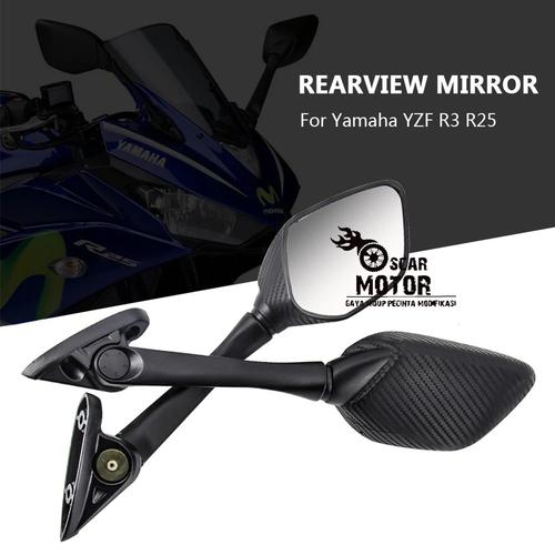 Jual SPION R25 TANGKAI PANJANG IGAWA CARBON KACA BIRU NMAX LEXY NO ...