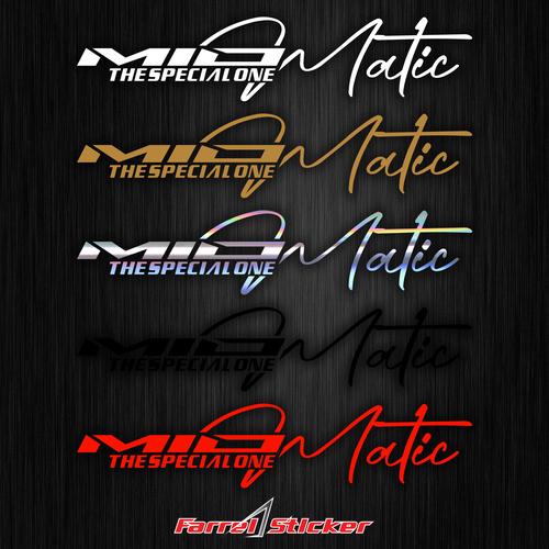 Jual STIKER MIO MATIC STICKER MIO MATIC SPECIAL ONE - HOLOGRAM ...