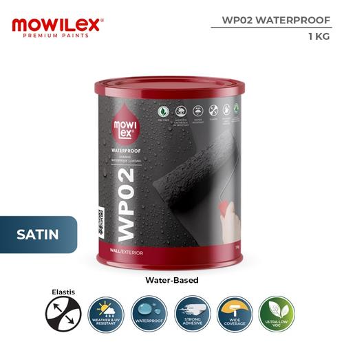 Promo Mowilex WP02 Waterproof Cat Pelapis Anti Bocor 1 Kg - Peble Grey ...