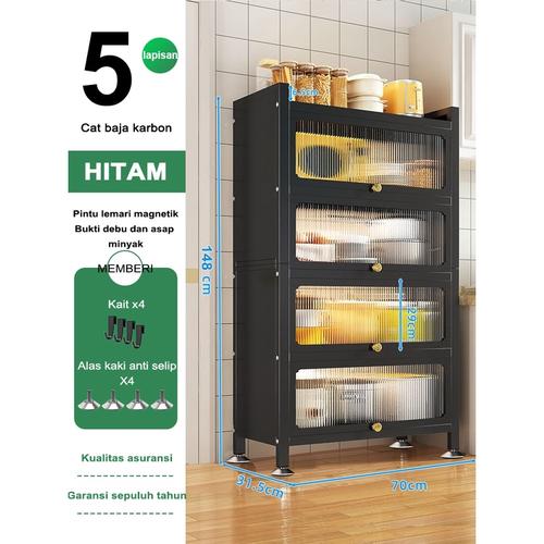 Jual Rak Dapur Rak Microwave Lemari Susun Rak Oven Serbaguna Minimalis ...
