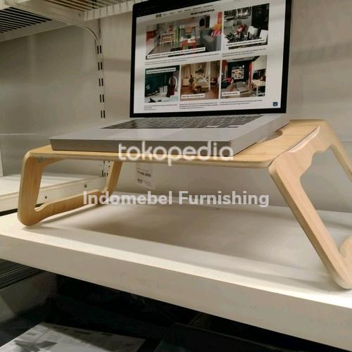 Jual Alas laptop stand laptop lapisan bambu meja laptop meja kecil ...