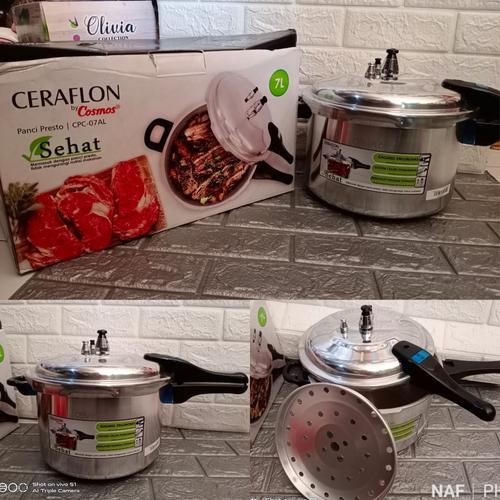 Jual Panci Presto Cosmos CPC 071ALG / Pressure Cooker Cosmos CPC071ALG ...