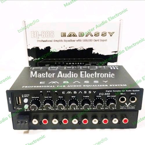 Jual Preamp Parametrik Embassy EQ-888 Equalizer With SD Card USB Karaoke - Jakarta Barat ...