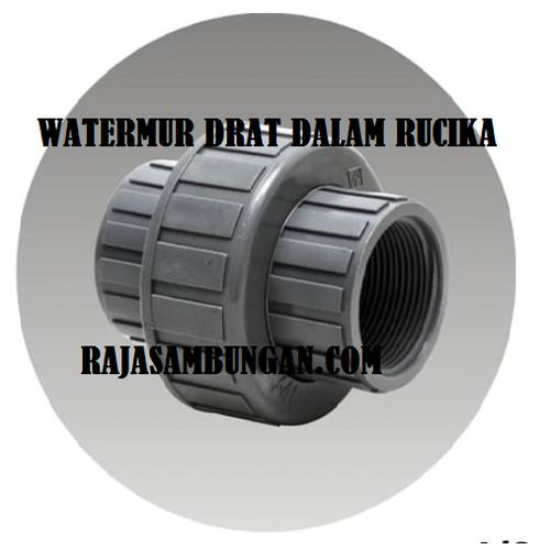 Jual Union Socket Drat AW 1 inch Watermur Thread Adaptor Sok Pvc Rucika ...