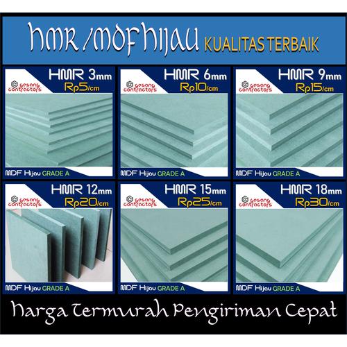 Jual HMR 3mm|6mm|9mm|12mm|15mm|18mm // MDF Hijau Anti Jamur - HMR 3mm ...