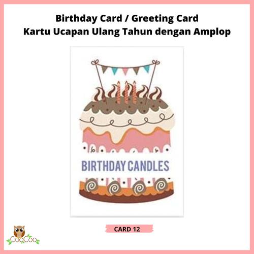 Jual Birthday Card / Greeting Card Kartu Ucapan Ulang Tahun dengan ...