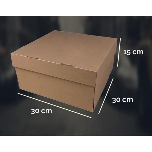 Jual kardus kotak kue cake box kemasan hampers packaging ukuran ...