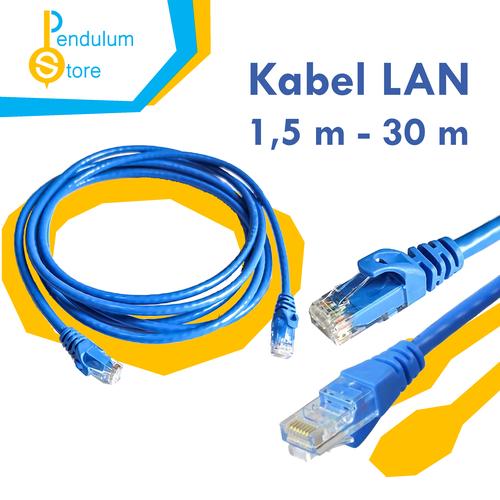 Promo Kabel LAN 1.5m 3m 5m 10m 15m 20m 25m RJ45 Ethernet Network Cable ...