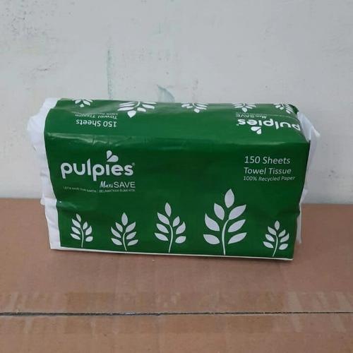 Jual Tissue Tisu Pulpies Hand Towel 150 Sheet 1ply Maxi Save - Kota ...
