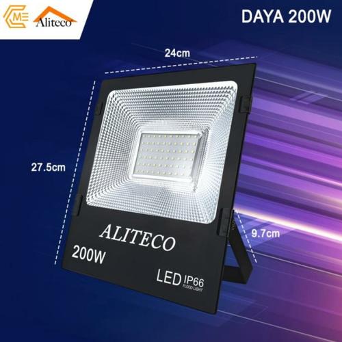 Jual lampu sorot led 200watt 200w 200 watt led sorot tembak - SEMNY Putih, no bubble - Jakarta ...