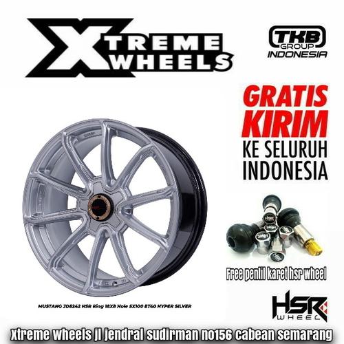 Jual velg racing hsr ring 18 pnp ke xpander terios rush civic innova ...