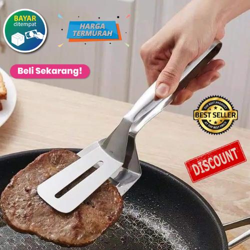 Jual Penjepit Daging Stainless Besar Anti Panas Penjepit Roti Penjepit ...