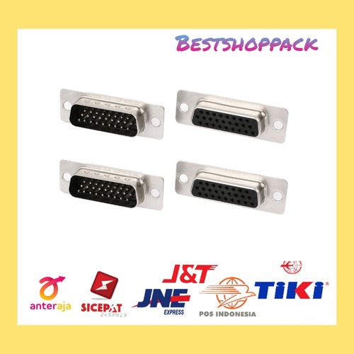 Jual Konektor db26 male/female /connector 26pin male/female - Female ...