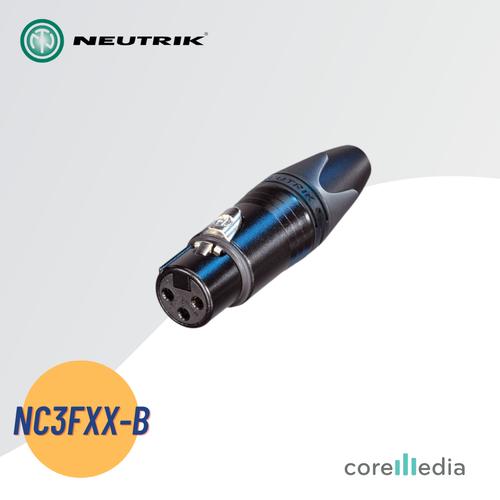 Jual Neutrik NC3FXX-B 3 Pole Female XLR Cable Connector NC3FXX - B ...