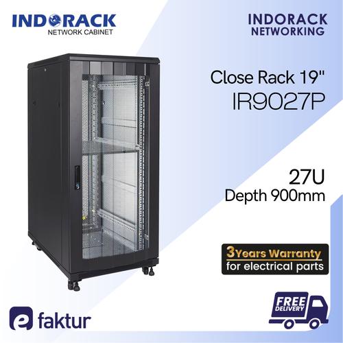 Jual Indorack Close Rack 27U Perforated Door Rak Server Depth 900mm ...