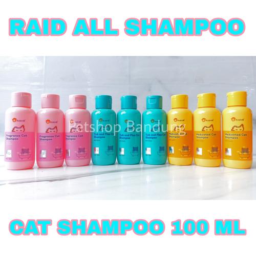 Jual RAID ALL CAT Shampo 100 ml Shampo Kucing - Medicated - Kota ...