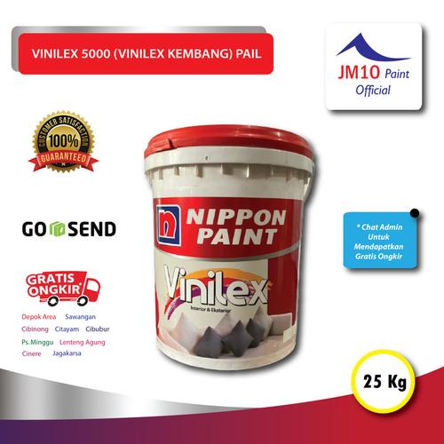 Jual Nippon Paint Vinilex 5000 Kembang (Pail 25 Kg) GRATIS ONGKIR ...