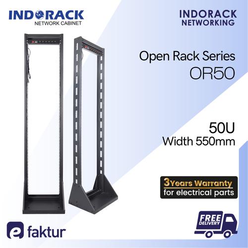 Jual Indorack Open Rack 50U Rack Server 19" OR50 Rak Server Modem ...