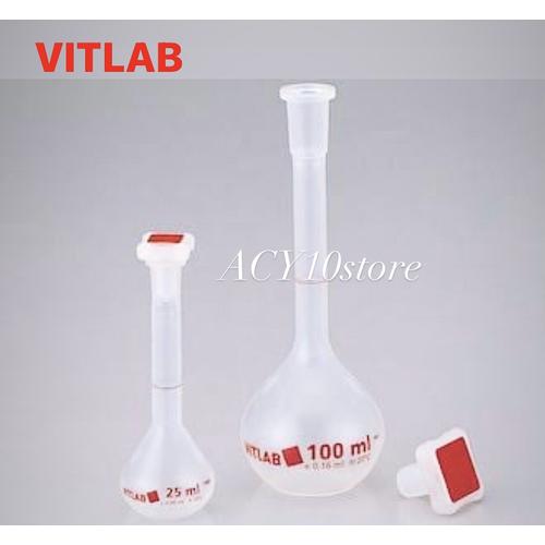 Jual VITLAB Volumetric Flask, Class A, PP, 100ml - Jakarta Timur - ACY10store | Tokopedia