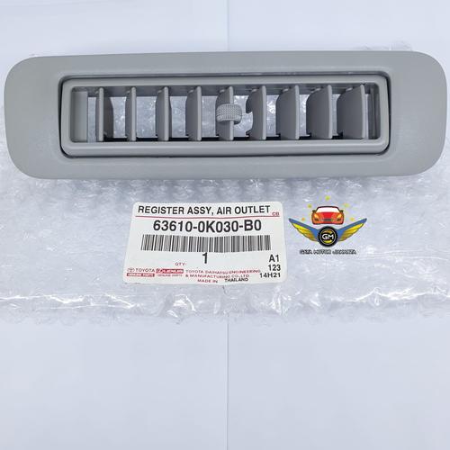 Jual Grill Kisi-Kisi AC Belakang Toyota Fortuner Lama 63610-0K030-B0 ...