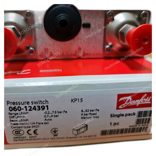 Jual Pressure Switch Danfoss KP15 Auto Manual - Jakarta Barat - Multindo Refrigeration | Tokopedia