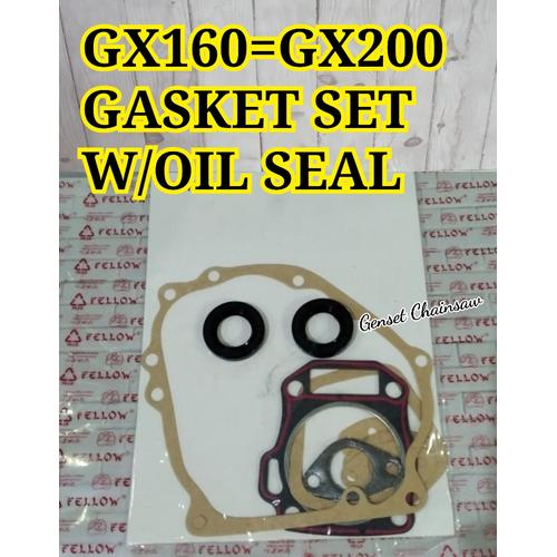 Jual Paking Set / Gasket set seat GX160 GX200 Full Oil Seal OS Generator - GX160 GS OS - Jakarta ...