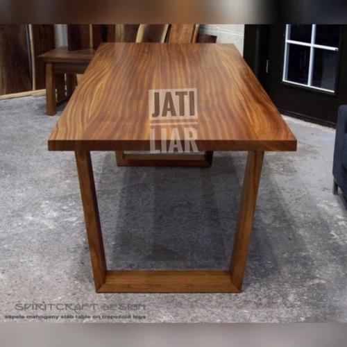 Jual custom meja kerja meja kayu solid sesuai chat - Jakarta Barat ...