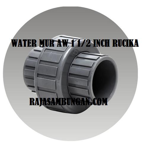 Jual Union Socket AW 1 inch Watermur Polos Adaptor Sok Pvc Rucika ...
