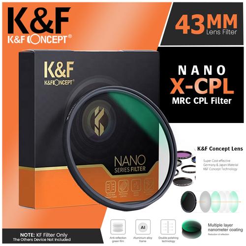 Jual KNF Concept 43mm Filter Nano-X CPL Filter Multi Coating K&F Concept - Jakarta Utara - MACRO ...